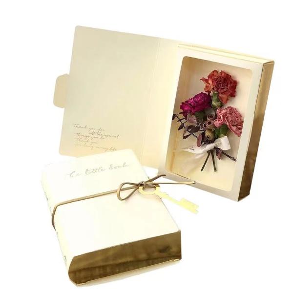 Quality 2mm Paperboard Book Cardboard Boxes Pantone Color For Girlfriend for sale