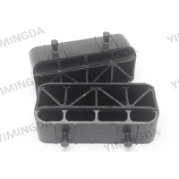 Quality Roll Formed Slat GTXL Parts 88186000 Bristle Endcap For Cutter for sale