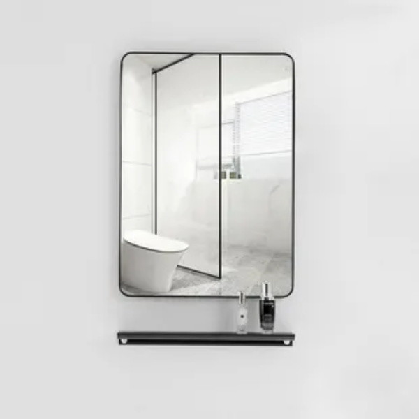 Quality Minimalist Custom Bathroom Mirrors Framed Custom Cut Mirror Glass for sale