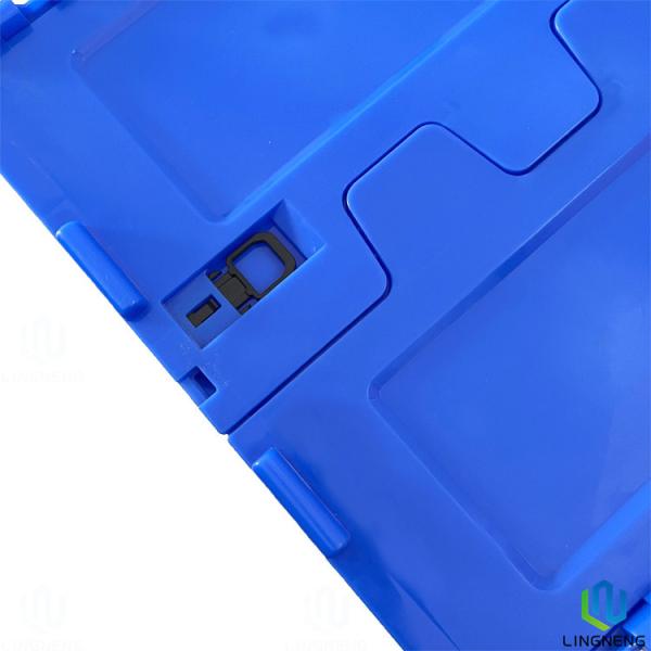 Quality 62L Folding Plastic Storage Crate , Plastic Collapsible Storage Boxes With Lids for sale