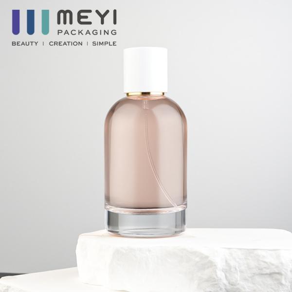 Quality Perfume 100ml Frosted Glass Spray Bottle Jar Gold Silver for sale