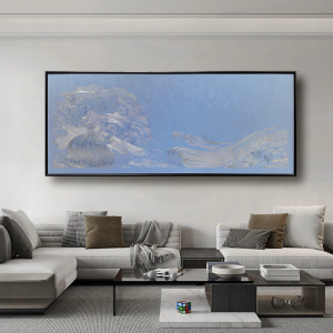 Quality Handmade Metallic Texture Oil Painting on Canvas for sale