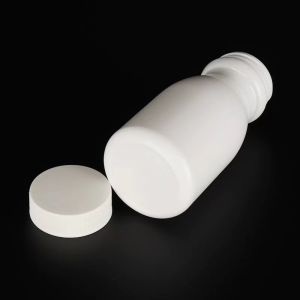 Quality Empty Wide Mouth 100ml 150ml White Plastic PE Pharmaceutical Pill Capsule for sale