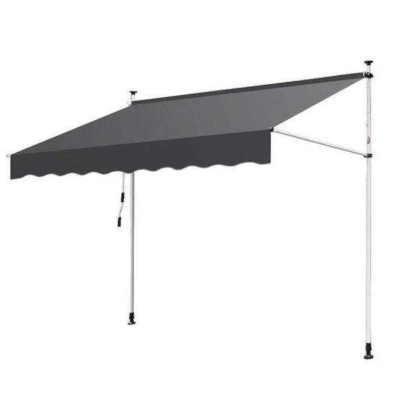 Quality QF-CW01KD 250*120CM Window Manual Balcony Awning Extendable Awnings for sale