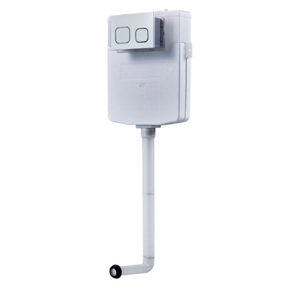 Quality Commercial Dual Flush Concealed Cistern With Flush Plate 4.5L 6L for sale