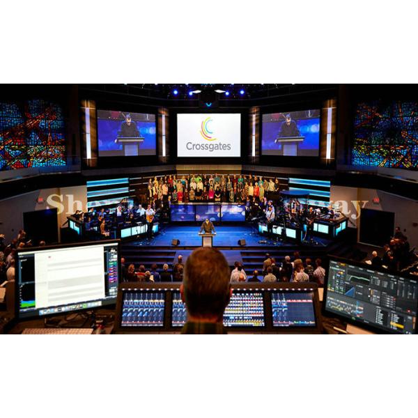Quality Fixed Indoor Full Color LED Display Rental P6 SMD High Resolution For Advertisin for sale