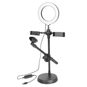 Quality 3.5 Inch ROHS 11 Levels Tripod Selfie Ring Light for sale