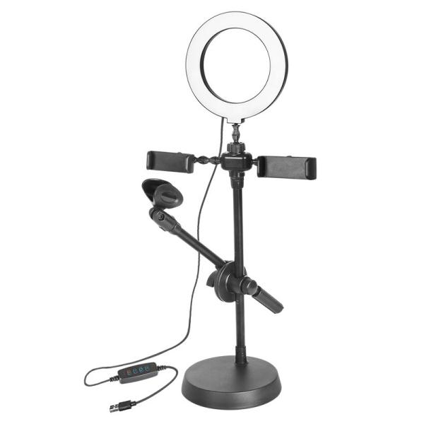 Quality 3.5 Inch ROHS 11 Levels Tripod Selfie Ring Light for sale