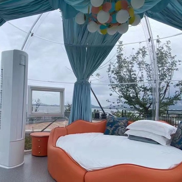 Quality Clear Igloo Bubble High Frequency Attenuation PC Clear Tents Connectable Rohs for sale