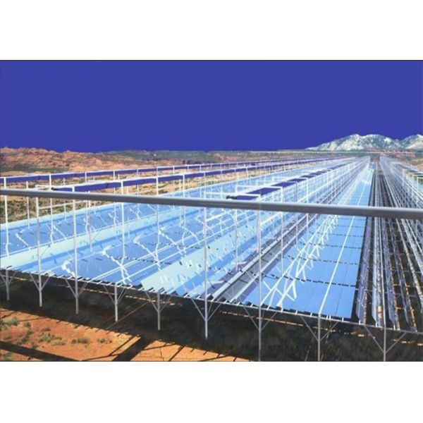 Quality Linear Fresnel Solar Heating System HDG Steel Mounting Frames Customized Color for sale