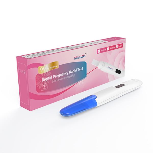 Quality FDA 510k CE ANVISA Digital Pregnancy Test Kit For OTC 25mIU/mL for sale