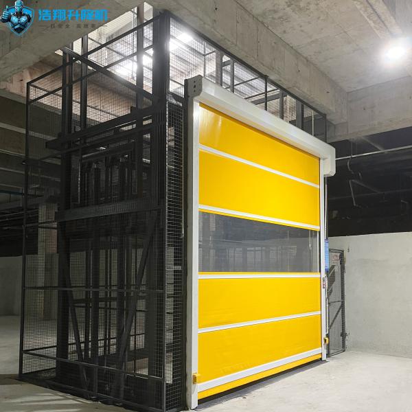 Quality Electric Hydraulic 2 Ton Cargo Freight Elevator Chain Lift Platforms Warehouse for sale