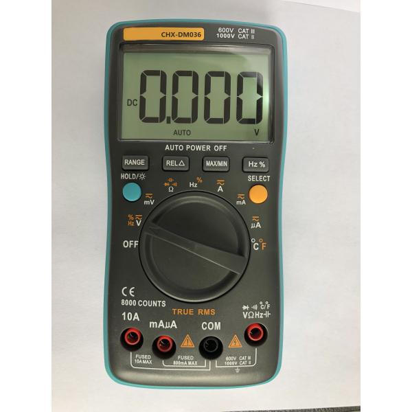 Quality 600V Auto Range Digital Multimeter 600uA 6000uA 0.1% 99% Duty Cycle for sale