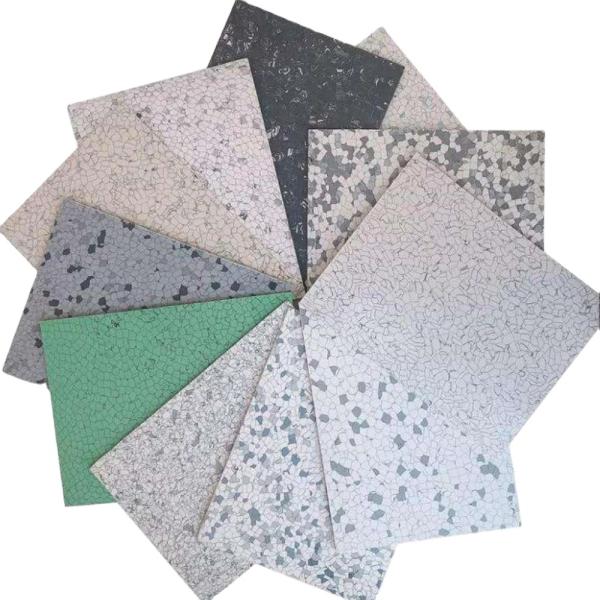 Quality Conductive PVC ESD Flooring Tile 10^4-10^6 Ohm Customizable for sale