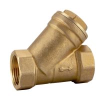 Seal Hydraulic Oil Filter Water Pump 1 Inch Brass Foot Valve Y Pattern Strainer