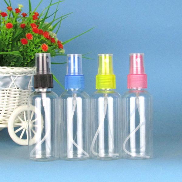 Quality Empty 30ml 50ml 60ml 100ml Clear Blue Green Black Pink PET Plastic Mist Spray Bottles for sale