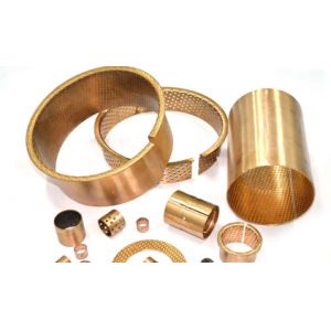 Quality DIN 1494 / ISO 3547 CUSN8P Wrapped Tin Bronze Bushes Sliding Bearing With for sale