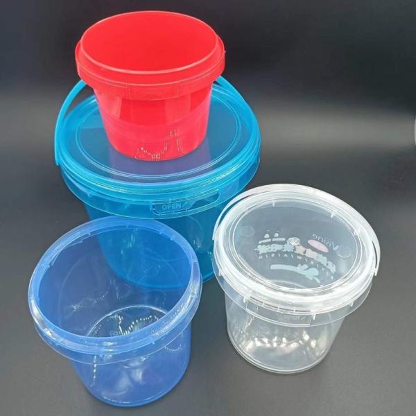 Quality Customize 32 oz Candy Container 1L Clear Bucket with Led light Popcorn Plastic for sale