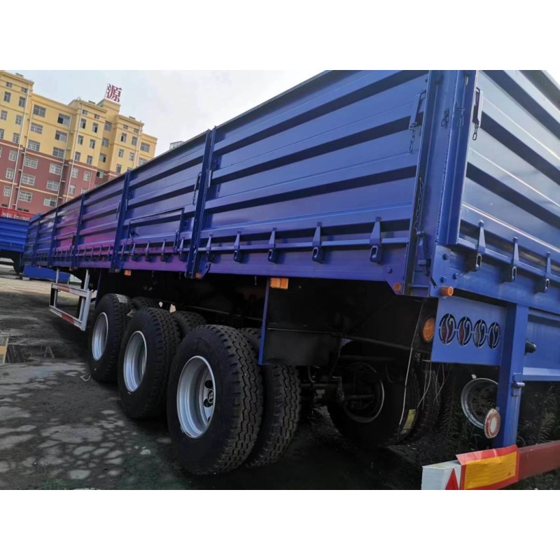 Durable Box Semi Trailer with Flatbed Trailer for Versatile Applications