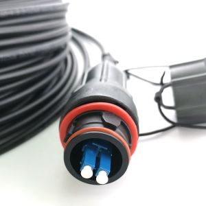 Quality 5G 5mm Dia FTTA Unarmored Fullaxs DLC LC Fiber Optic Patch Cord for sale