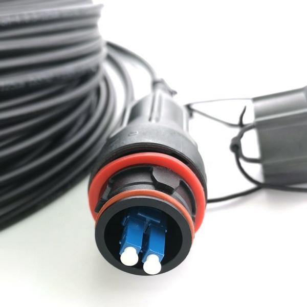 Quality 5G 5mm Dia FTTA Unarmored Fullaxs DLC LC Fiber Optic Patch Cord for sale