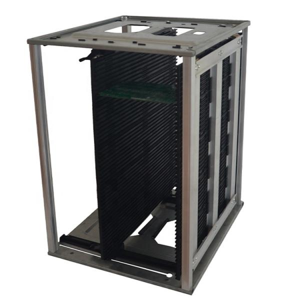 Quality DLX Aluminum Anti Static Accessories , Black ESD PCB Magazine Rack for sale