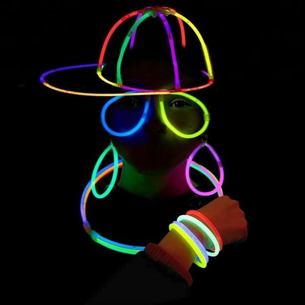 Quality Party Favor Glow Stick Bracelets Assorted Colors for Halloween Decoration Excitement for sale