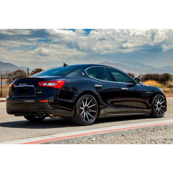 Quality 20 22 Staggered custom wheels black milling rims for sale
