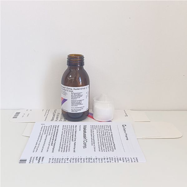 Quality 90ml Pharma Glass Makatussin Bottle for sale