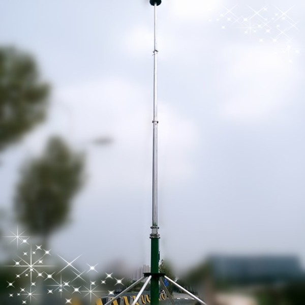 Quality 6063 Alu Telescopic Aerial Photography Push Up Antenna Mast for sale
