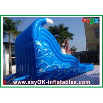 Quality Inflatable Slip And Slide With Pool Enviromentally-Friendly Blue Ocean for sale