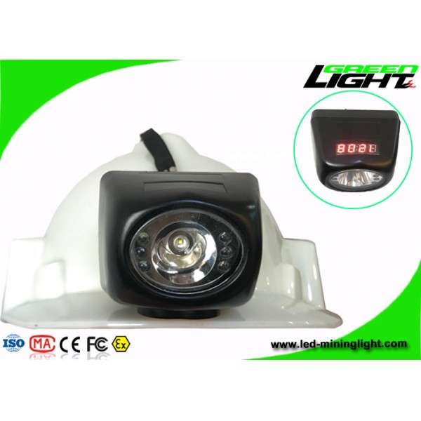 Quality Anti Explosive LED Mining Light 8000lux Higher Brightness with High Beam LCD Screen for sale