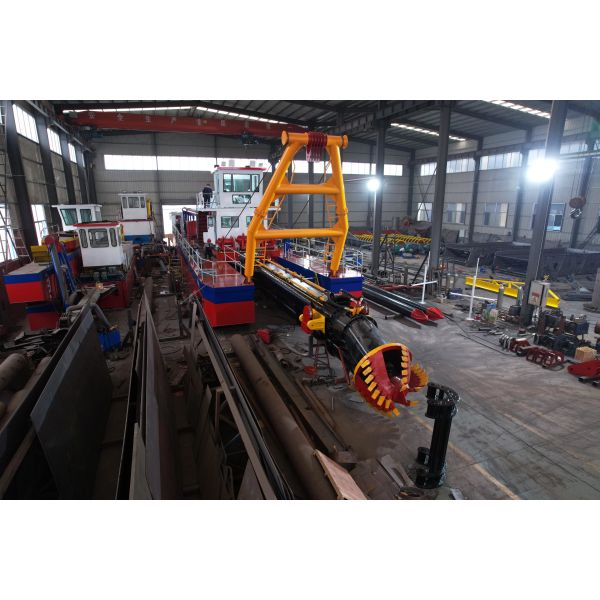 Quality Customized Steel Dredging Vessel With Hydraulic Control Centrifugal Pump for sale