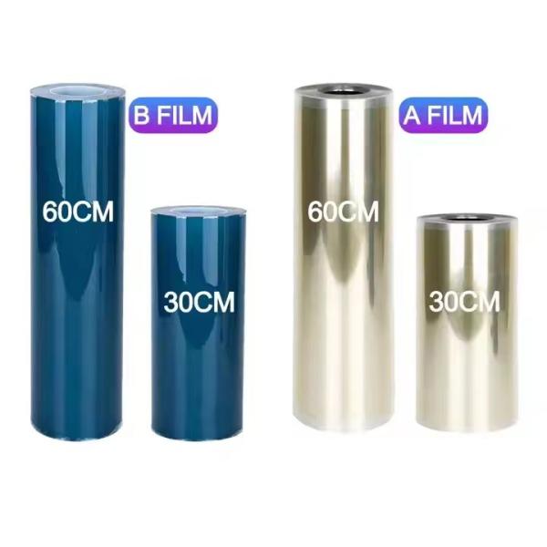 Quality 30cm Uv Dtf Ab Film Vinyl Cold Release No Heating No Shaking Dtf Pet AB Transfer Film for sale