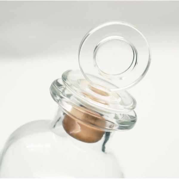 Quality Mineral Water Tequila Vintage Glass Bottle Stoppers 60g With Synthetic Cork for sale