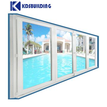 Quality Folding PVC Decorative Door AS2047 High Speed Stack Double Glass Motor System for sale