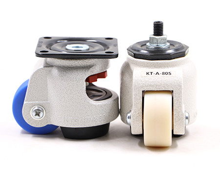 Quality 1.5inch Urethane Retractable Leveling Casters 360 Rotation All In One for sale