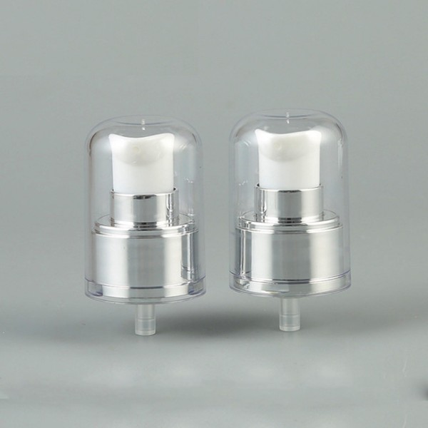 Quality 20mm Mist Sprayer 20/410 24/410 Makeup Pump Dispenser Shiny Silver for sale