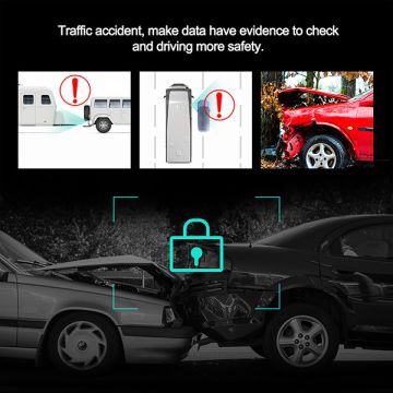 Quality Night Vision 10m Vehicle Rearview Camera 7 Inch Color Monitor for sale