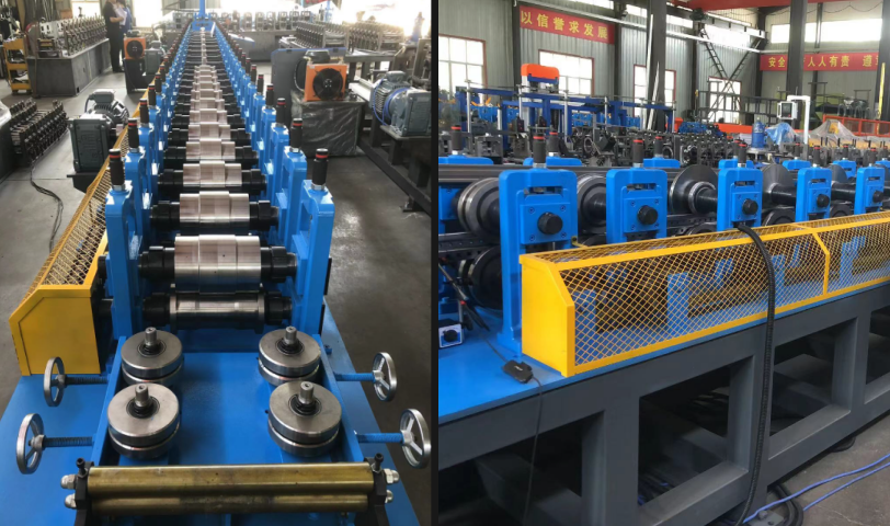 Rack rolling forming machine