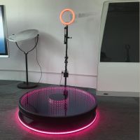 Quality 27 Inch 32 Inch LED 360 Photo Booth Automatic Spin Portable For Nightclub for sale