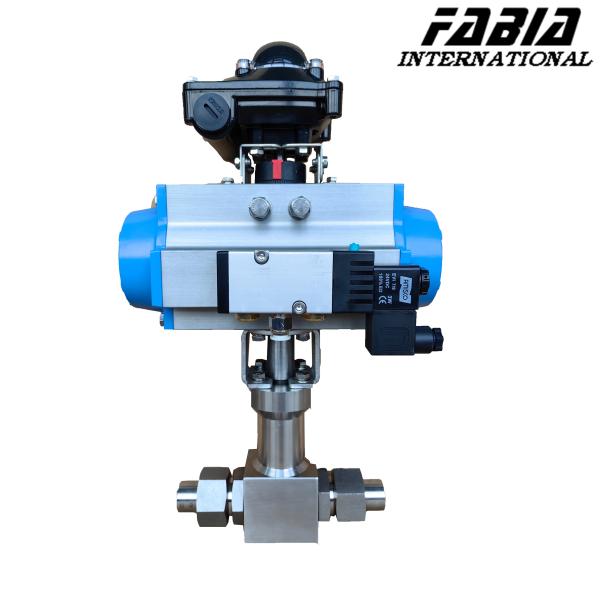 Quality Pneumatic High Pressure Two Way Ball Valve for sale