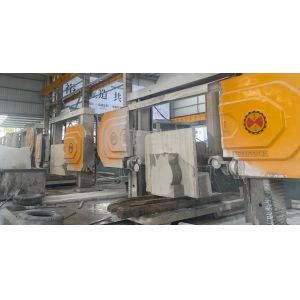 Quality 5 Axis CNC diamond wire saw machine with 360° rotating worktable for 3D shapes for sale