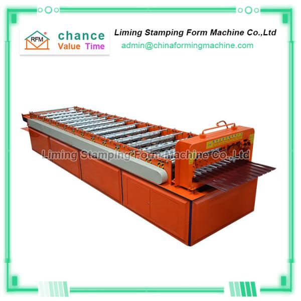 Quality Steel Roof Panel Roll Forming Machine 1000mm Feeding width for sale