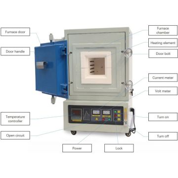 Quality 1700C Atmosphere Muffle Furnace With Nitrogen , Argon And Other Inert Gases for sale