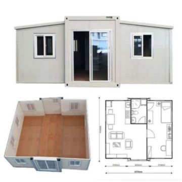 Quality White or Customized Color Steel Prefabricated House Expandable Container Modular for sale