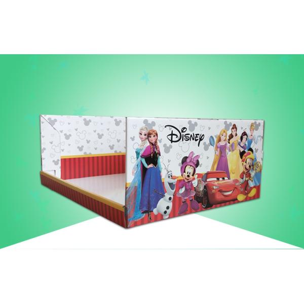 Quality Stackup Heavy Duty Cardboard Display Trays / PDQ Trays Under Disney Brand for for sale
