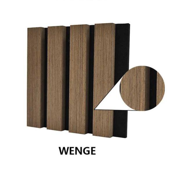 Quality Modern Composition PET Acoustic Timber Slats Customized For Office Building for sale