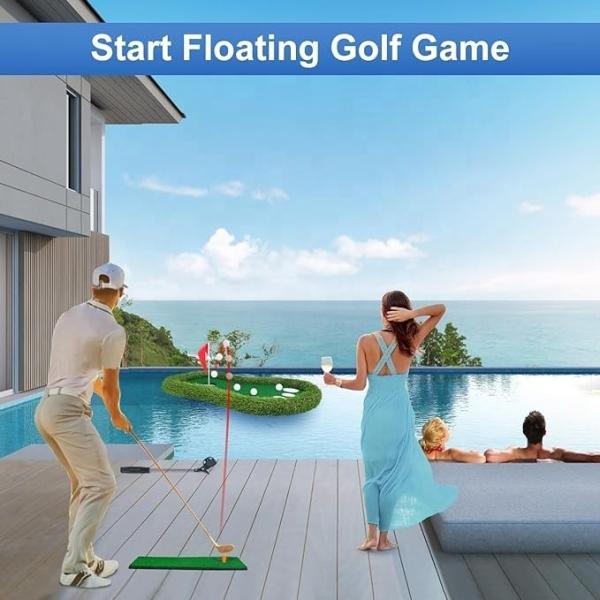 Quality Artificial Grass and Cages Mats 2024 Inflatable Floating Green Mat for Outdoor for sale