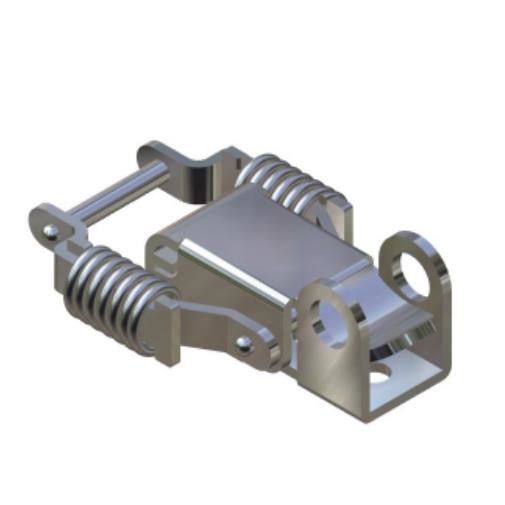 Quality Shockproof 304 Spring Damping Draw Latches Spring Loaded Toggle Latch for sale